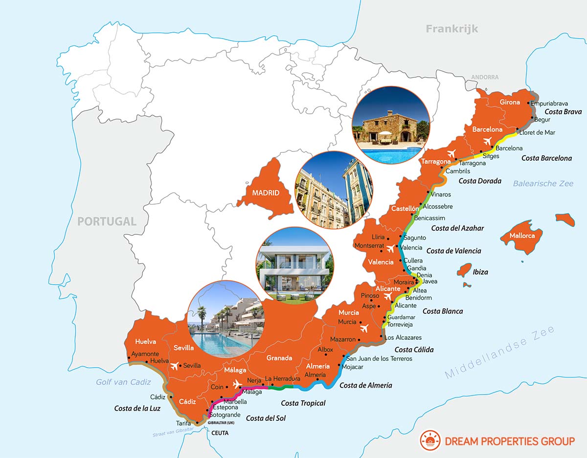 The Spanish Costas | Dream Properties International